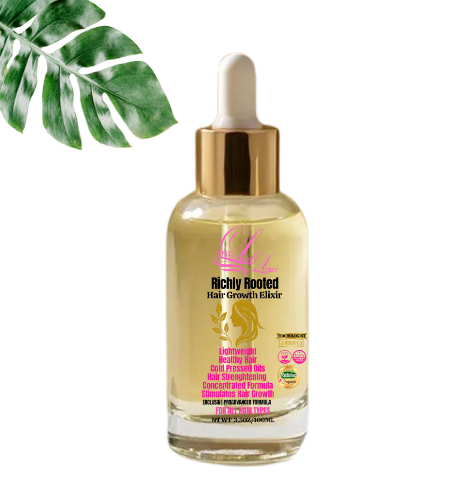 Richly Rooted Hair Elixir – Natural Hair Growth Oil for All Hair Types ...
